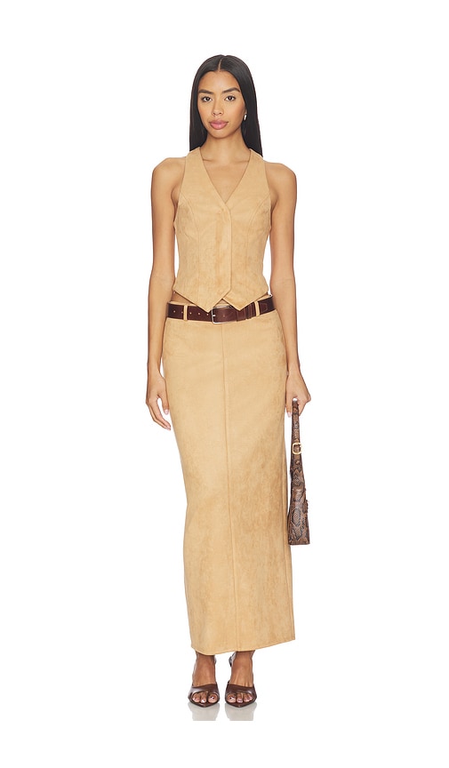 ALL THE WAYS Bailey Faux Suede Vest